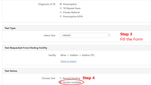 How to Add Test Results for a Patient? – Ni-kshay Knowledge Base