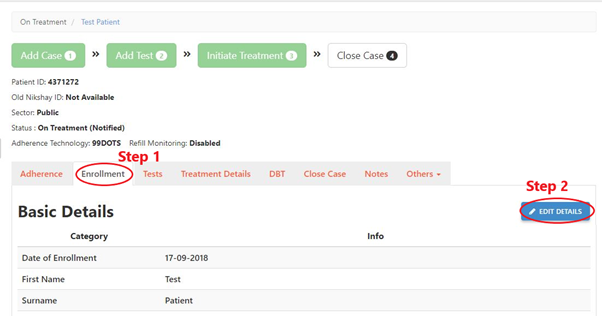 How do you Update Patient Details? – Ni-kshay Knowledge Base